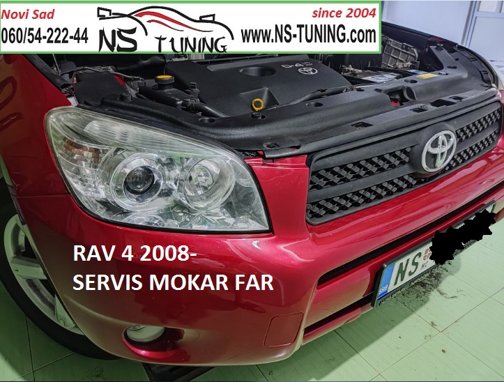 TOYOTA Reparacija farova zamena stakla fara xenon - Novi Sad